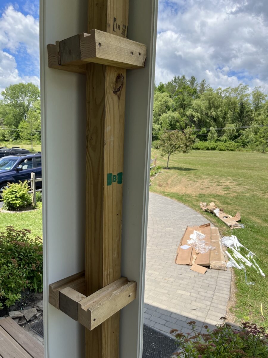 How To DIY Porch Column Wrapping Tree Farm Design Co 